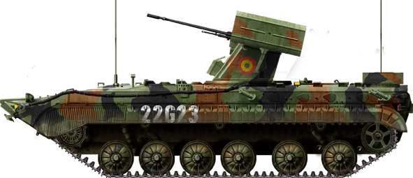 le MLI-84M Punct de Comanda Mobila Batalion Battalion Command Vehicle (grande superstructure ...