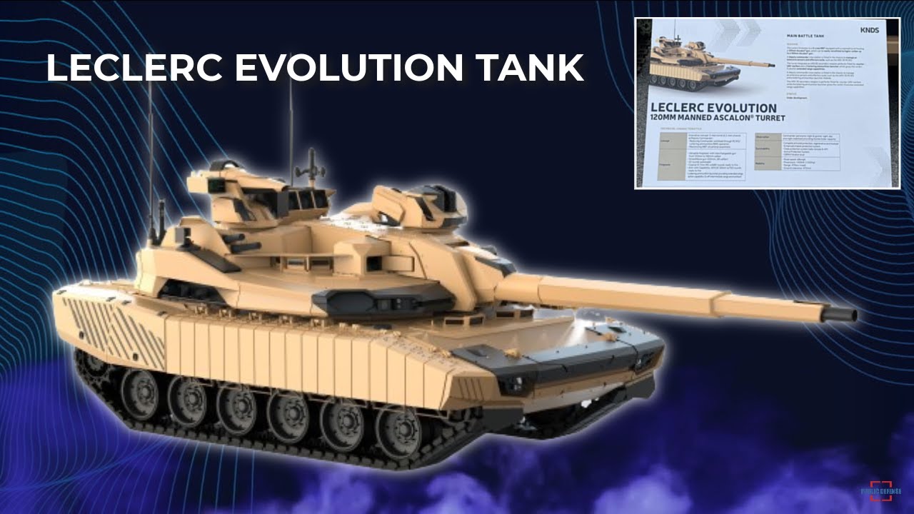 Leclerc Evolution Tourelle Ascalon 120mm Eurosatory 2024 :Maquetland.com:: Le monde de la maquette