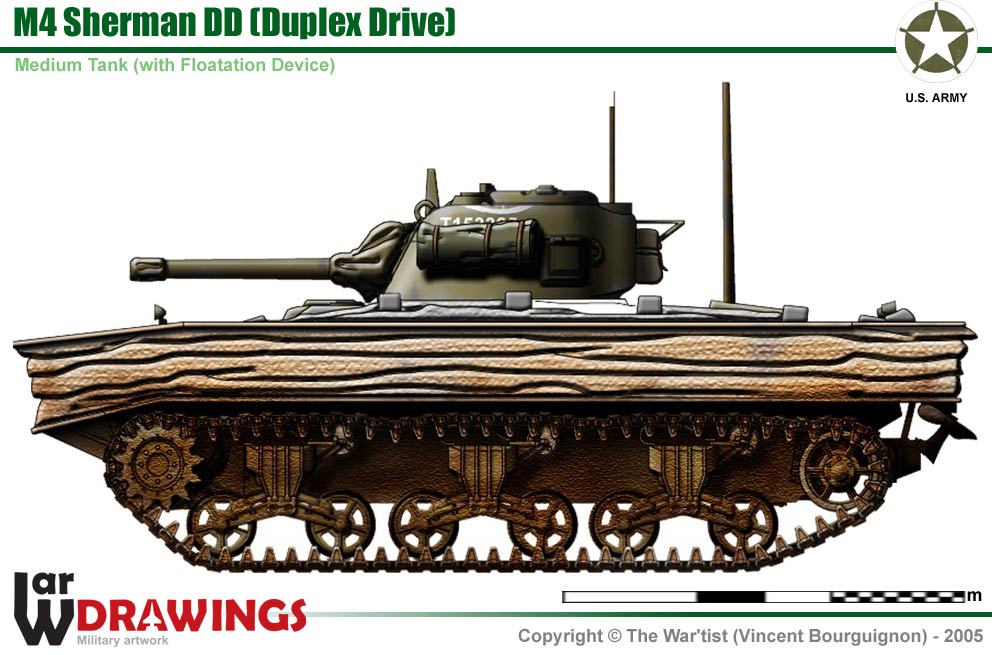 Bataille 1944 Les Sherman Duplex Drive :Maquetland.com:: Le monde de la maquette